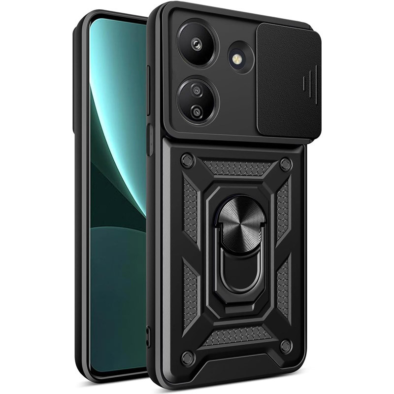 Ударостійкий чохол Camshield Serge Ring для Xiaomi Redmi 13C / Poco C65 ...
