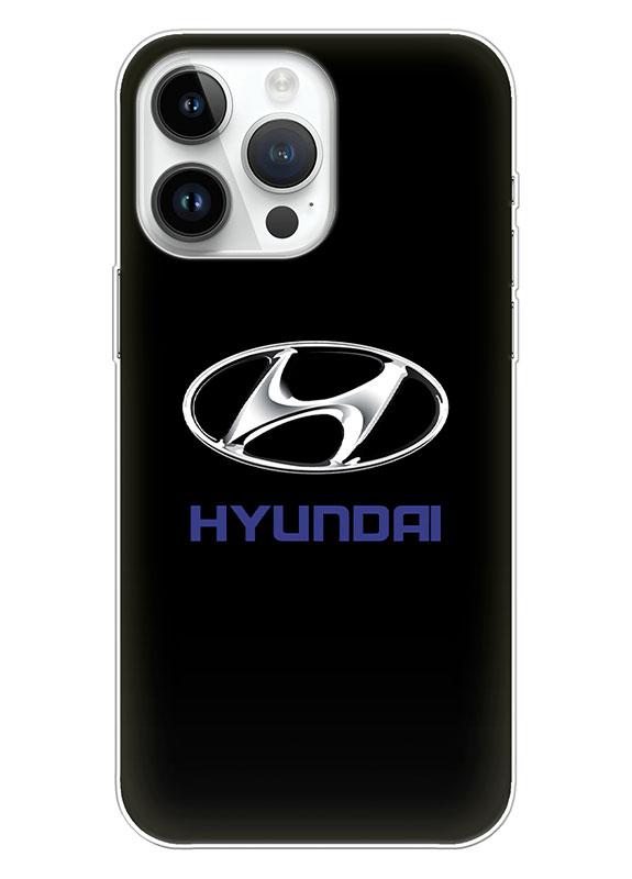 iPhone 15 Pro Max чехол - Hyundai Хендай Хюндай классический логотип ...