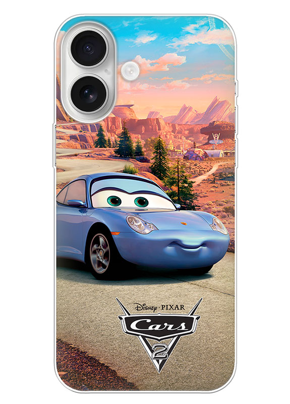 iPhone 17 чехол "Cars Тачки 2 лого тачка Салли", из силикона