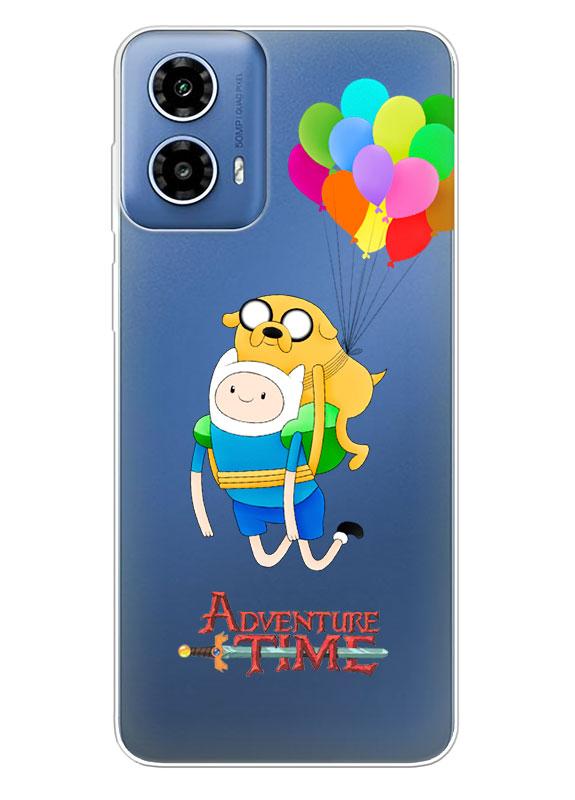 Motorola G Stylus 5G 2024 чохол силіконовий прозорий - Adventure Time ...