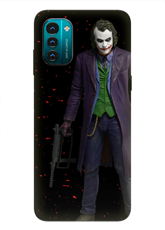 Nokia G21 чехол - Джокер Комикс DC Comics Joker главный герой с оружием ...