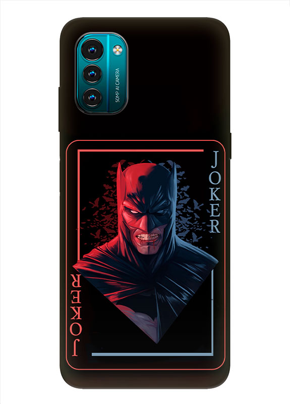 Nokia G21 чехол - Бэтмен Joker-карта яростного Темного рыцаря Брюса Уэйна