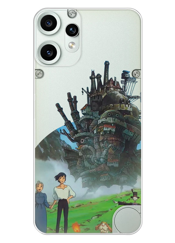 Nothing CMF Phone 2 Pro чехол из прозрачного силикона - Ходячий замок ...