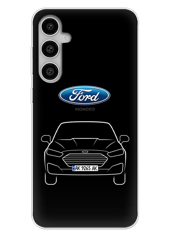 Samsung Galaxy A36 чехол - Ford Форд логотип и автомобиль машина Edge ...