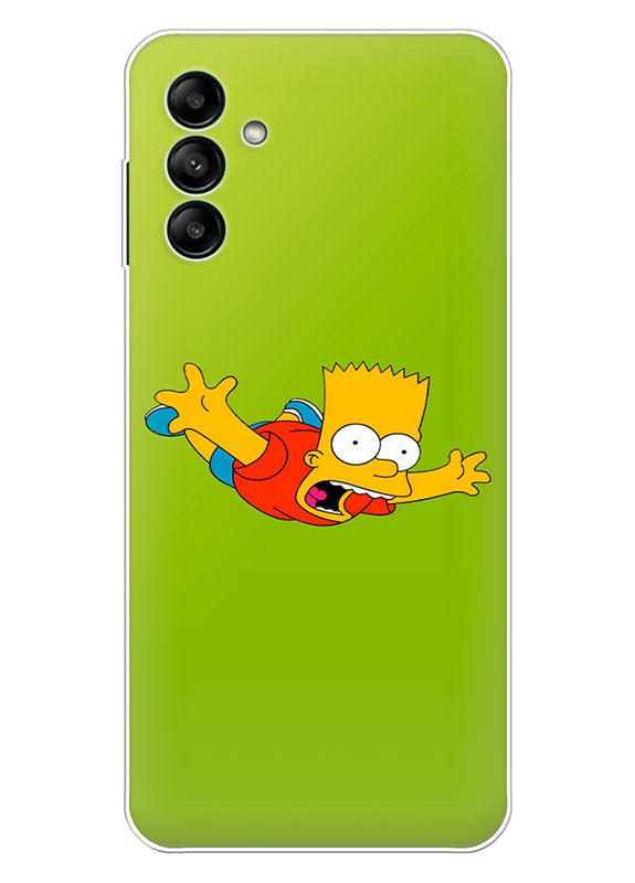 Бампер для Samsung Galaxy A04s - The Simpsons Симпсоны Барт Симпсон ...