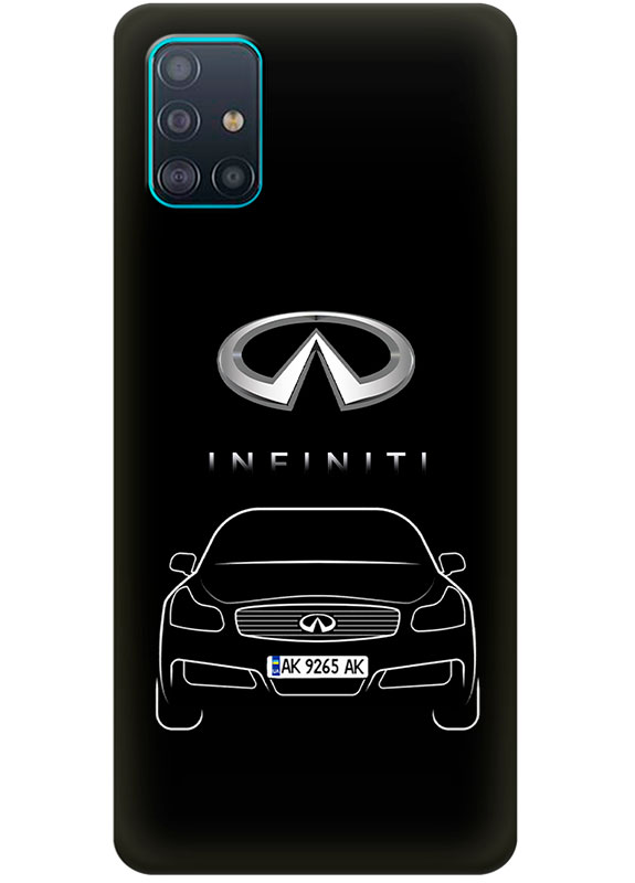 Galaxy A51 чохол - Infiniti Інфініті логотип та автомобіль машина Q30 ...