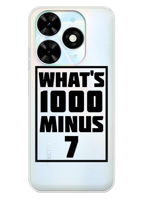 Чохол для Техно Спарк Го 2024 Tokyo Ghoul What’s 1000 Minus 7 із ...