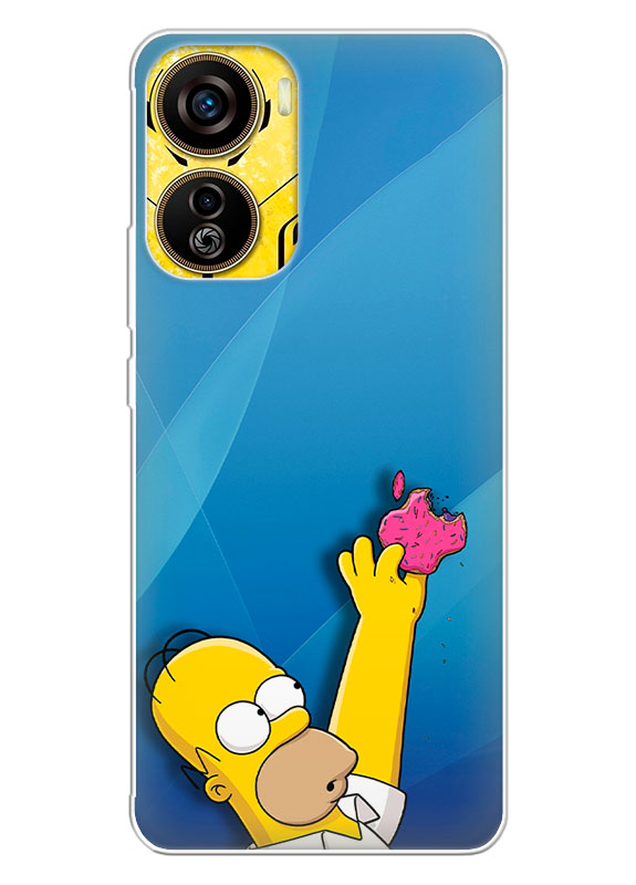 Бампер для Nubia Neo 5G - The Simpsons Симпсоны Гомер Симпсон держит ...
